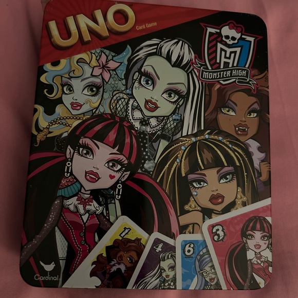 Mattel | Toys | Monster High Uno Card Game 23 Sealed | Poshmark
